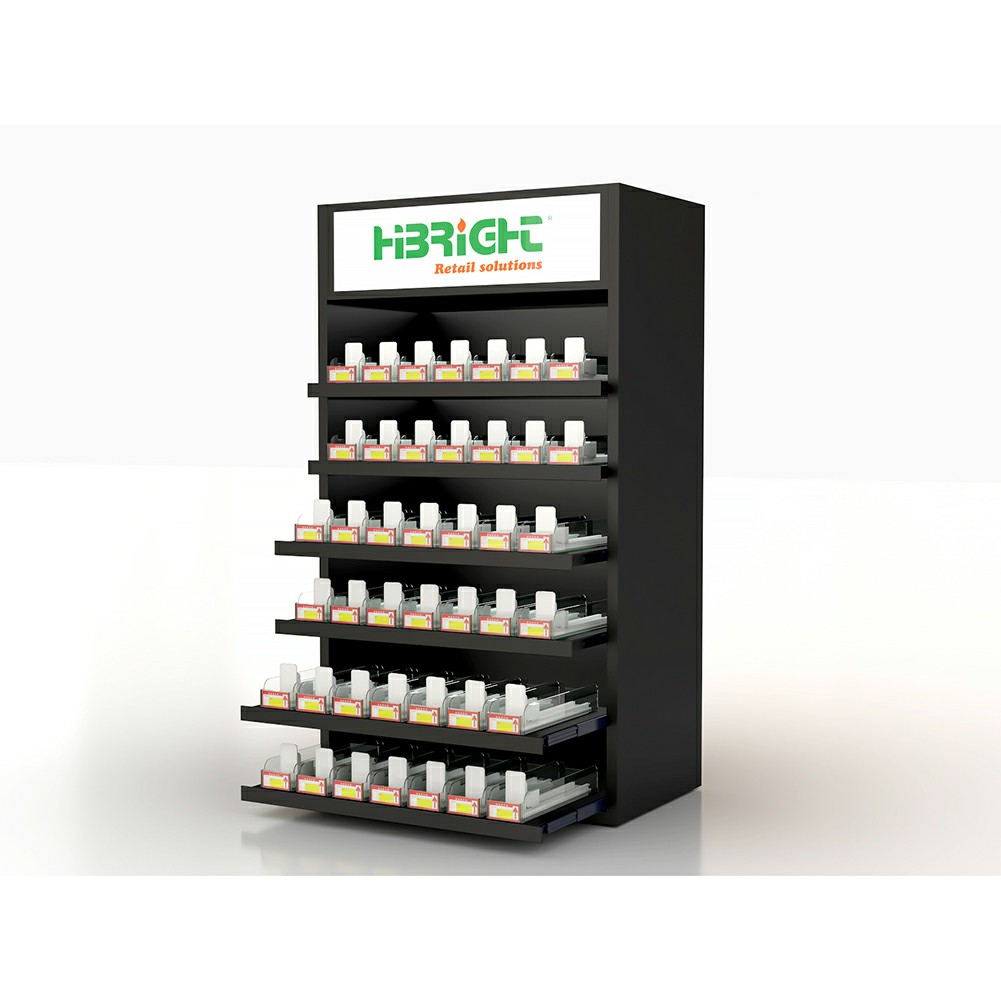 Cigarette Display Shelf with Pusher - Buy Product on Highbright Retail ...